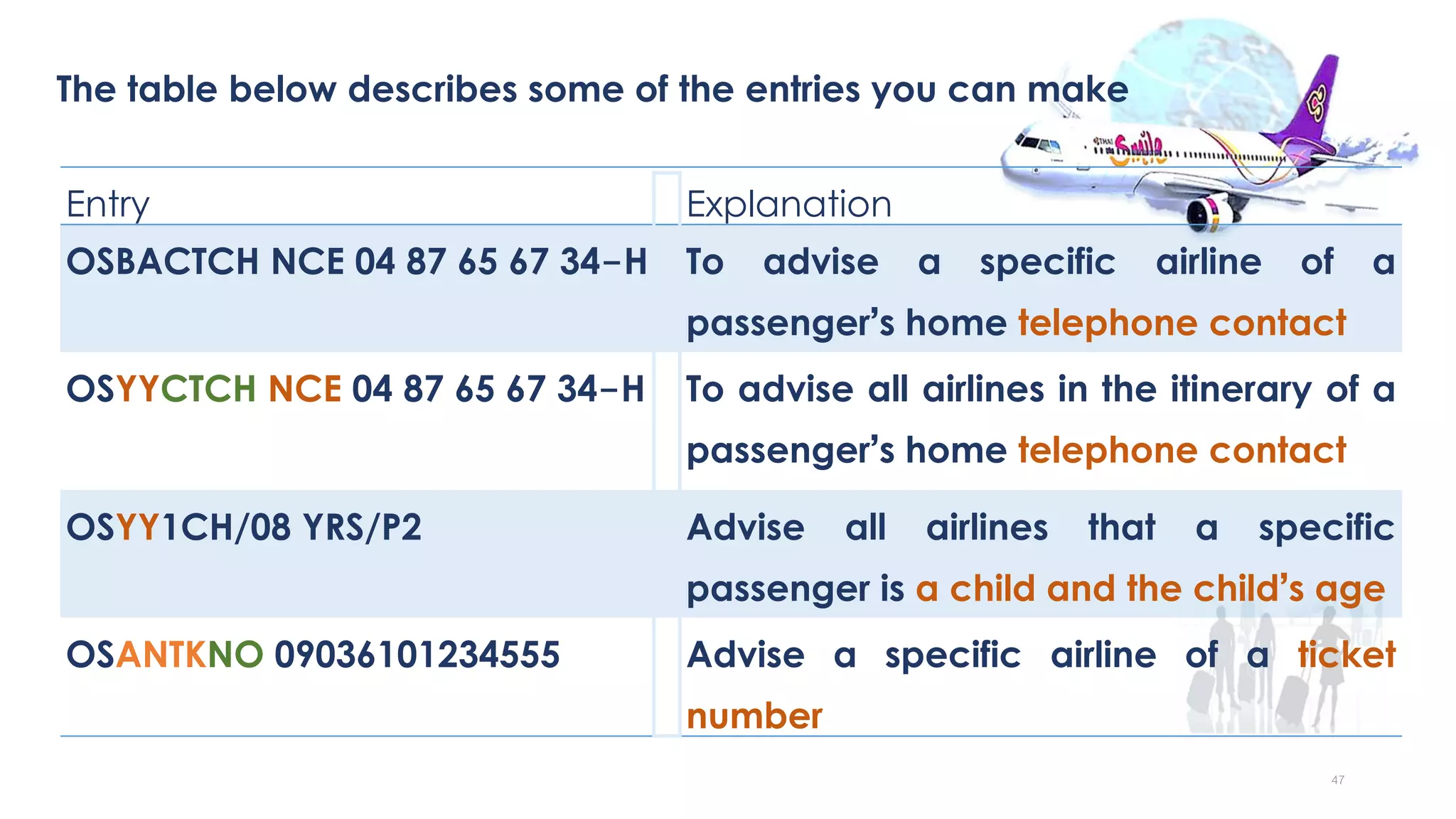 Basic Reservation and Ticketing AMADEUS selling platform connect bsp | PDF