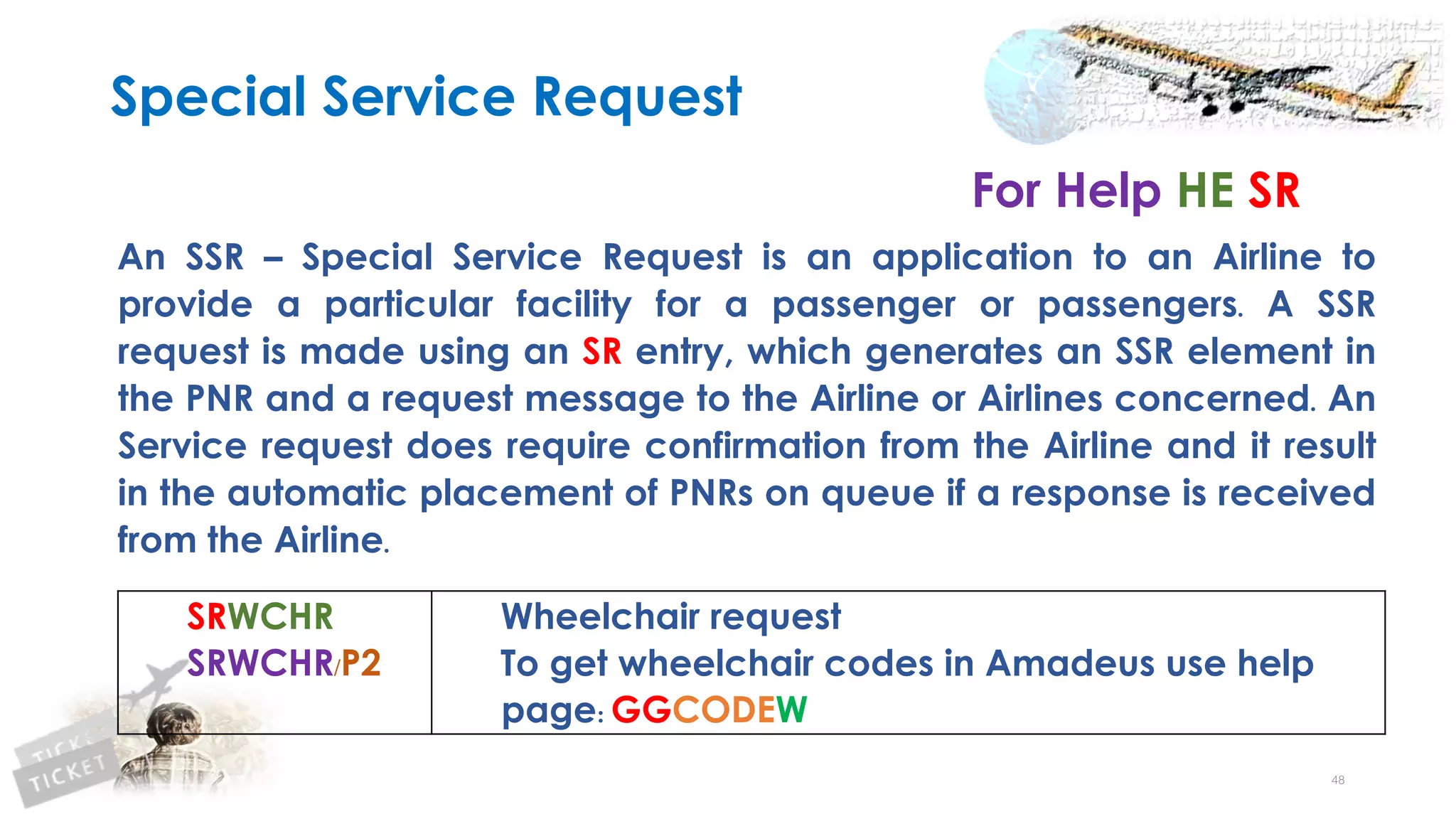 Basic Reservation and Ticketing AMADEUS selling platform connect bsp ...