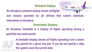 Basic Reservation and Ticketing AMADEUS selling platform connect bsp | PDF