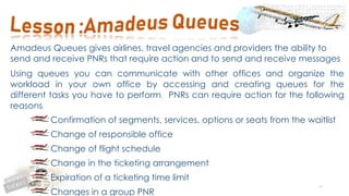 Basic Reservation and Ticketing AMADEUS selling platform connect bsp | PDF