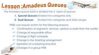 Basic Reservation and Ticketing AMADEUS selling platform connect bsp | PDF