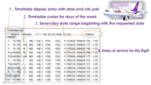 Basic Reservation and Ticketing AMADEUS selling platform connect bsp