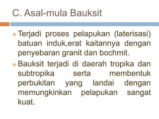 Ppt bauksit klp 7 ptsdb | PPTX