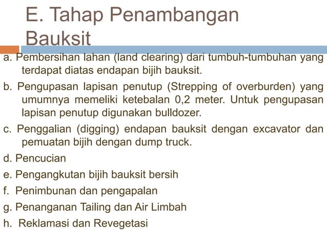 Ppt bauksit klp 7 ptsdb | PPT