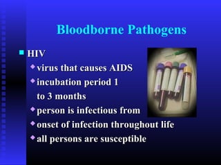 Bloodborne Pathogen Presentation 2014 | PPT