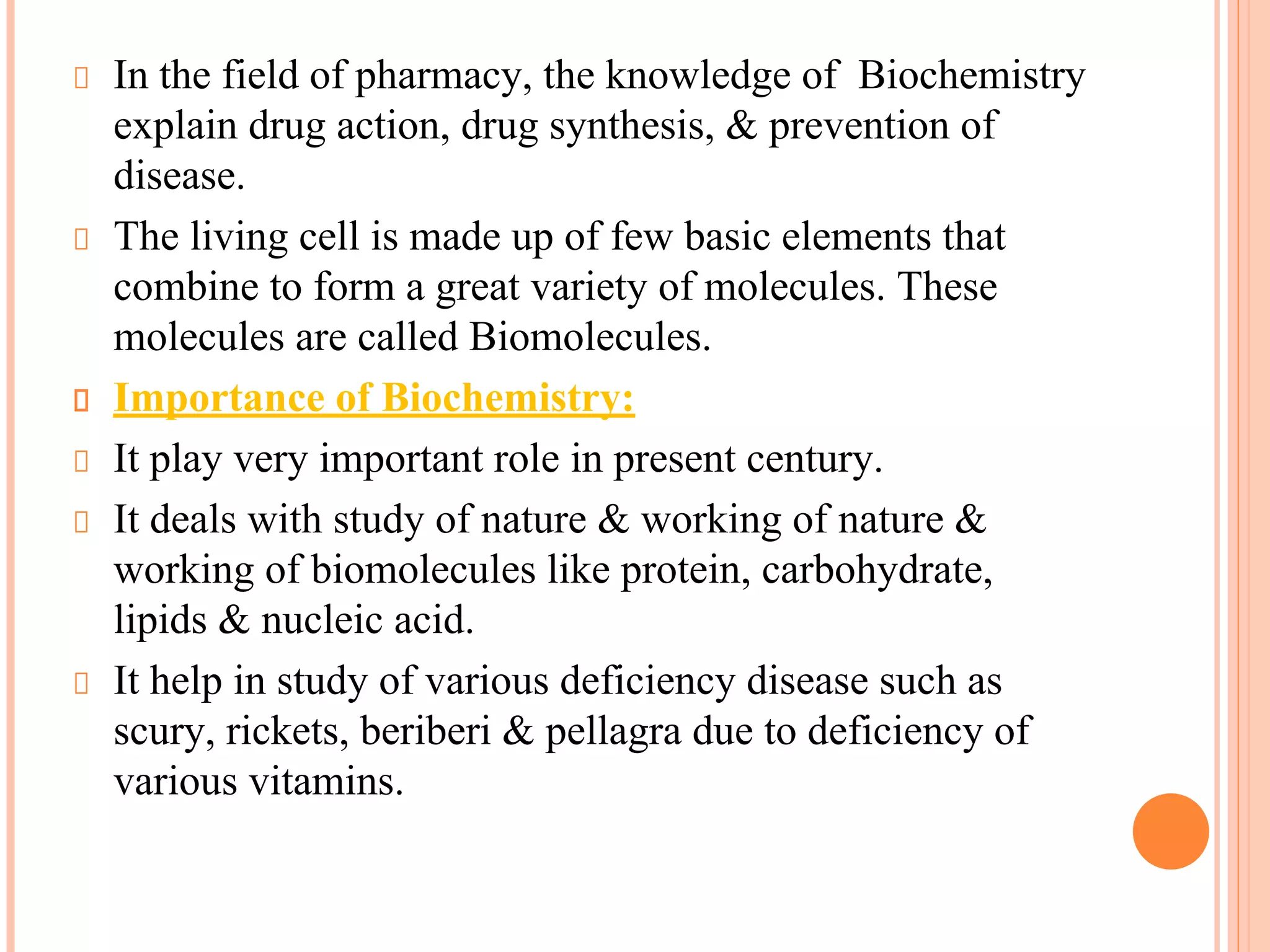 Introduction to Biochemistry | PDF