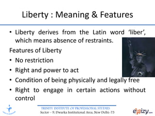 Liberty : Meaning & Features | PPTX