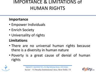 TYPES of HUMAN RIGHTS-Natural Rights | PPT