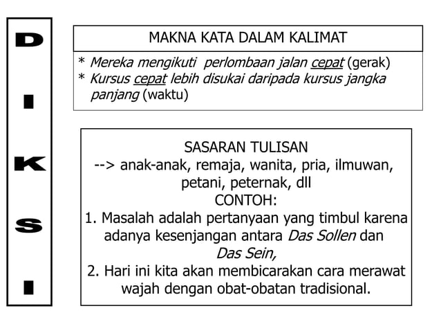 PPt Bentuk & Makna; Diksi.ppt