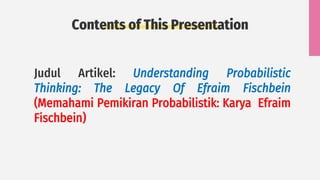 PPT BERPIKIR KOVARIASIONAL DAN PROBABILISTIKpptx | PPTX