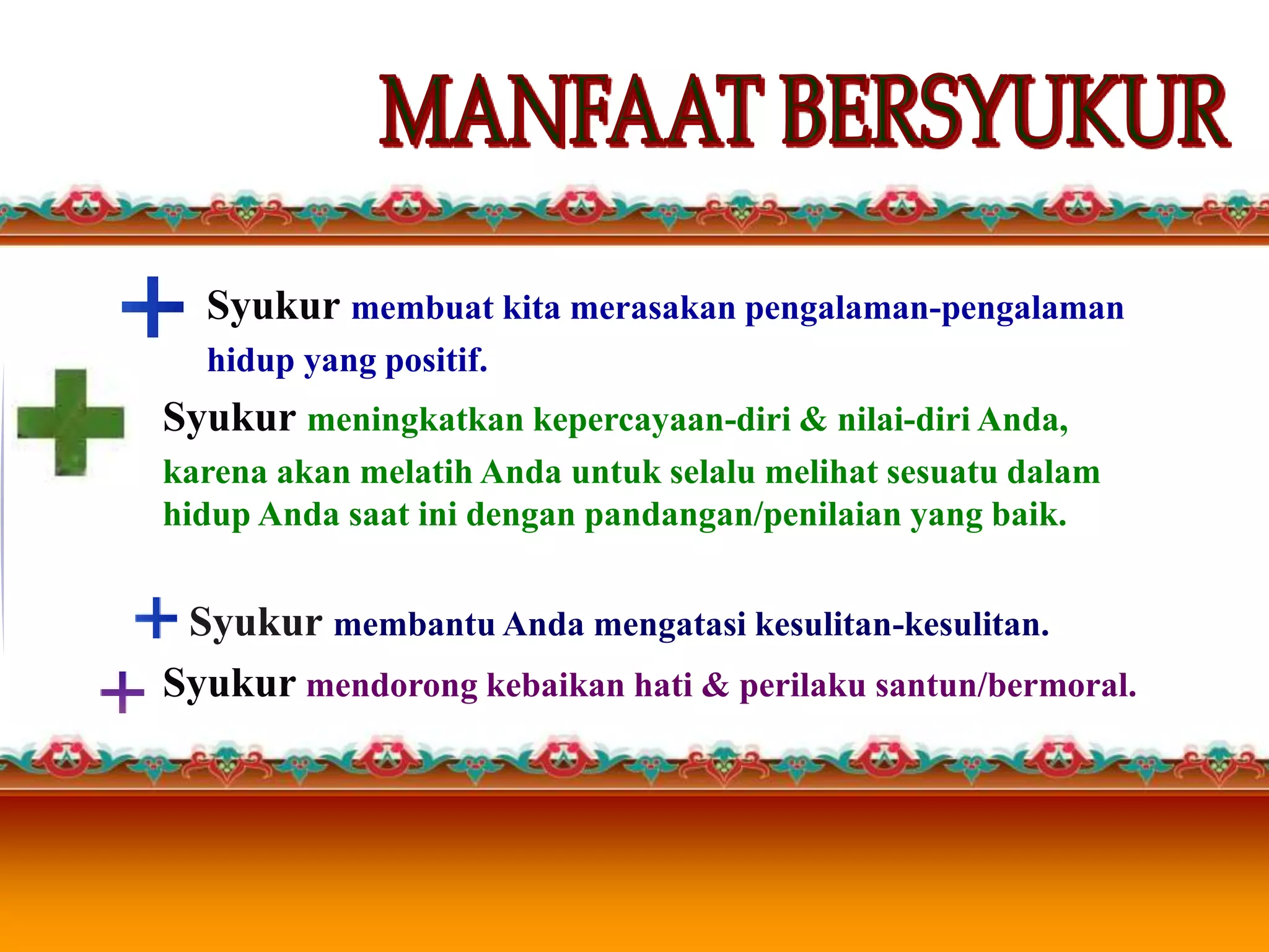Ppt bersyukur | PPT