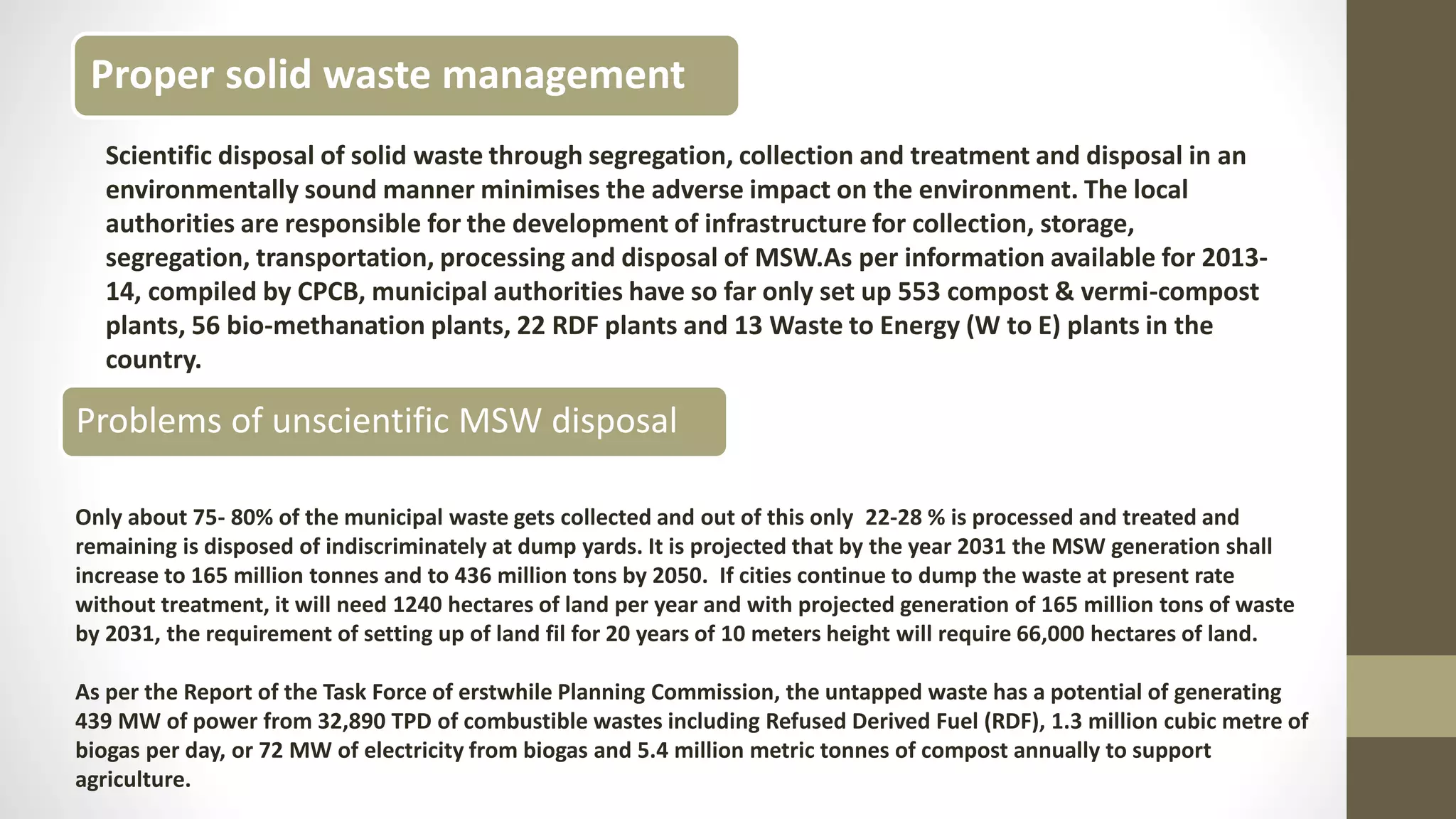 construction and demolition waste management | PPTX