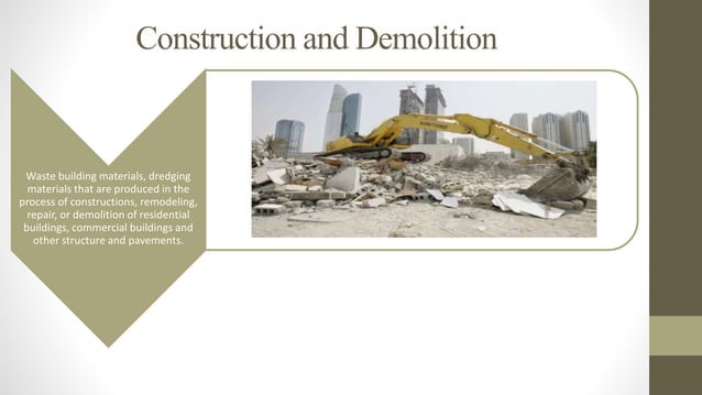 construction and demolition waste management | PPTX | Civil Engineering ...