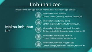 Kebahasaan: Mengenal Imbuhan ter- dan se- | PDF