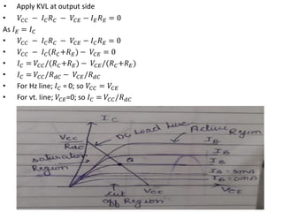 biasing circuit ppt based on bi polar junction transistor | PDF