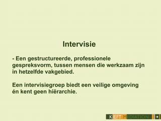 Intervisie voor mediators | KEY