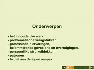 Intervisie voor mediators | KEY