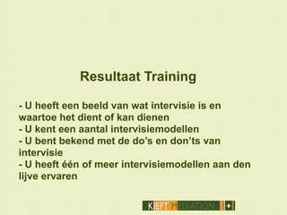 Intervisie voor mediators | KEY