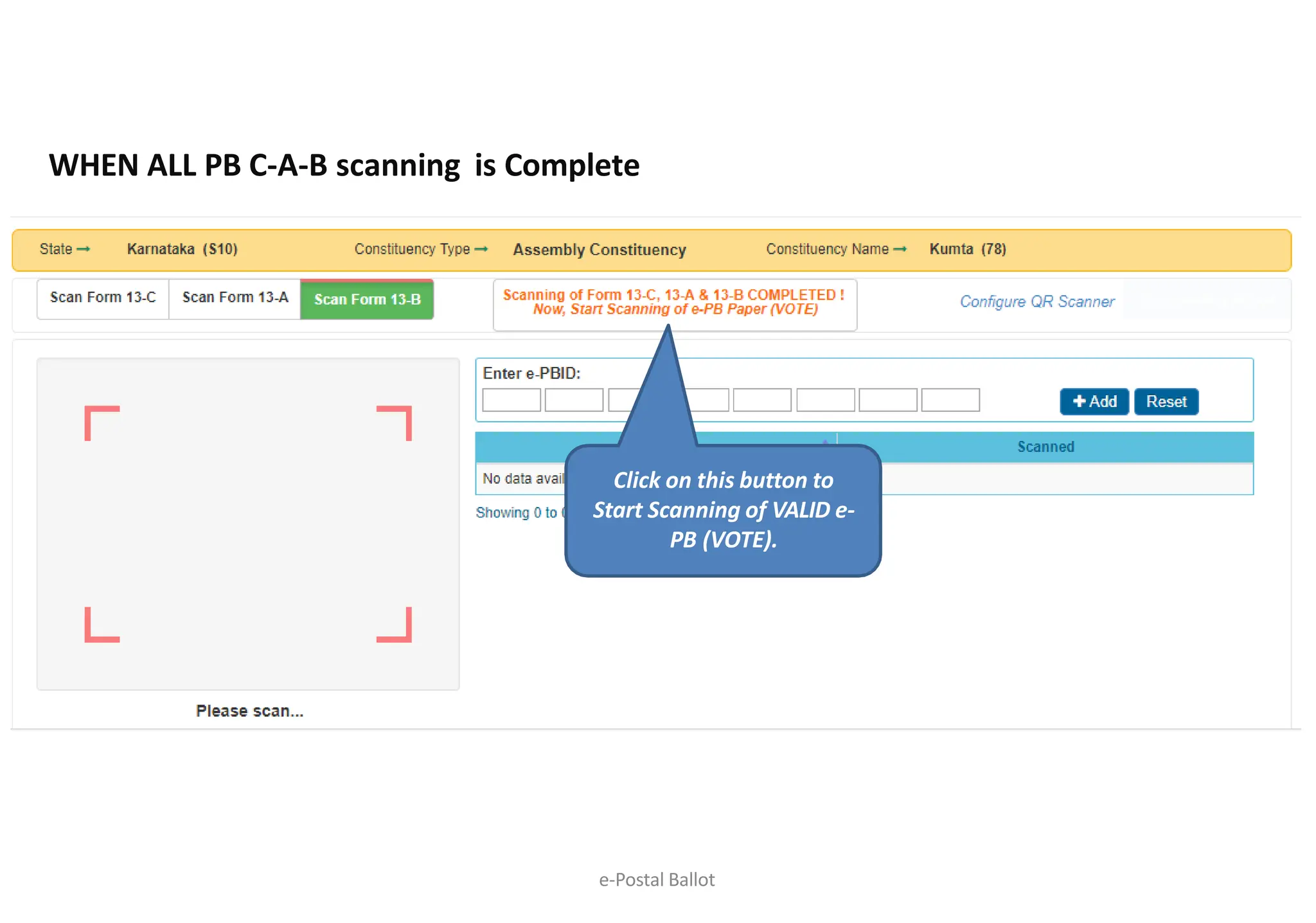 PPT BIJNOR COUNTING Counting of Votes on ETPBs (FOR SERVICE ELECTORS ...