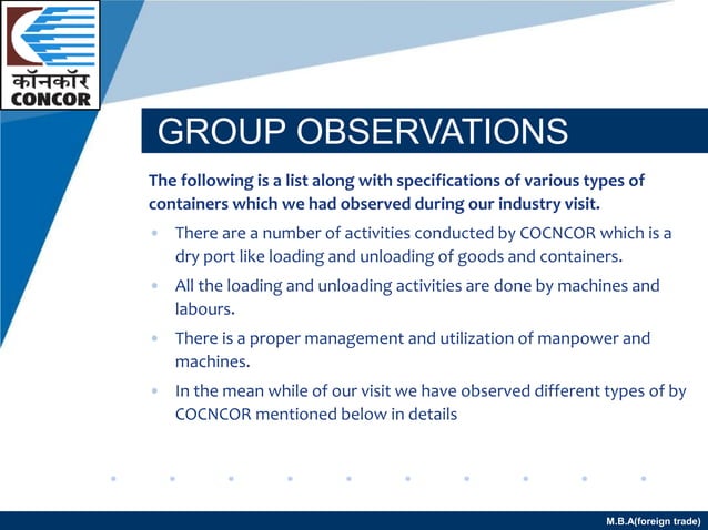 POWER POINT PRESENTATION ON AN INDUSTRIAL VISIT BY BILAL KHAN | PPTX ...