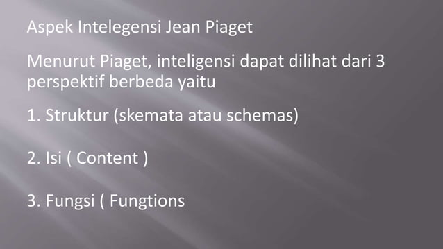 pemikiran filsuf / tokoh filsafat ilmu jean piaget | PPTX