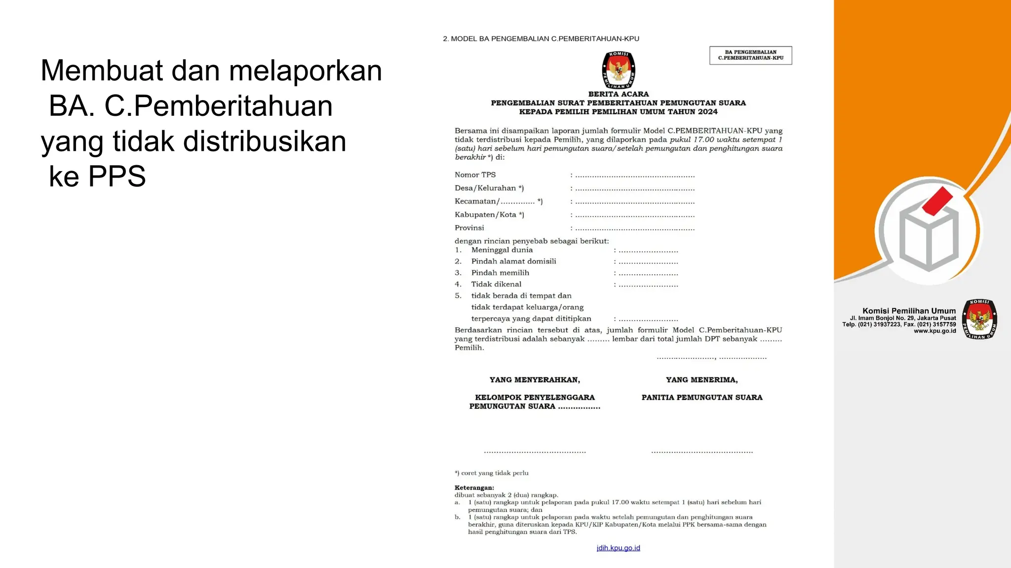 PPT Bimtek KPPS 2024 Tamantirto - Bekti.ppt