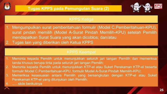 PPT BIMTEK PEMILU 2024 CARA TEKHNIK KPPS | PPTX