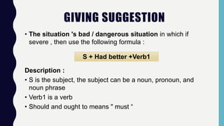 Ppt bing asking_giving_suggestion | PPTX