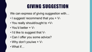 Ppt bing asking_giving_suggestion | PPTX