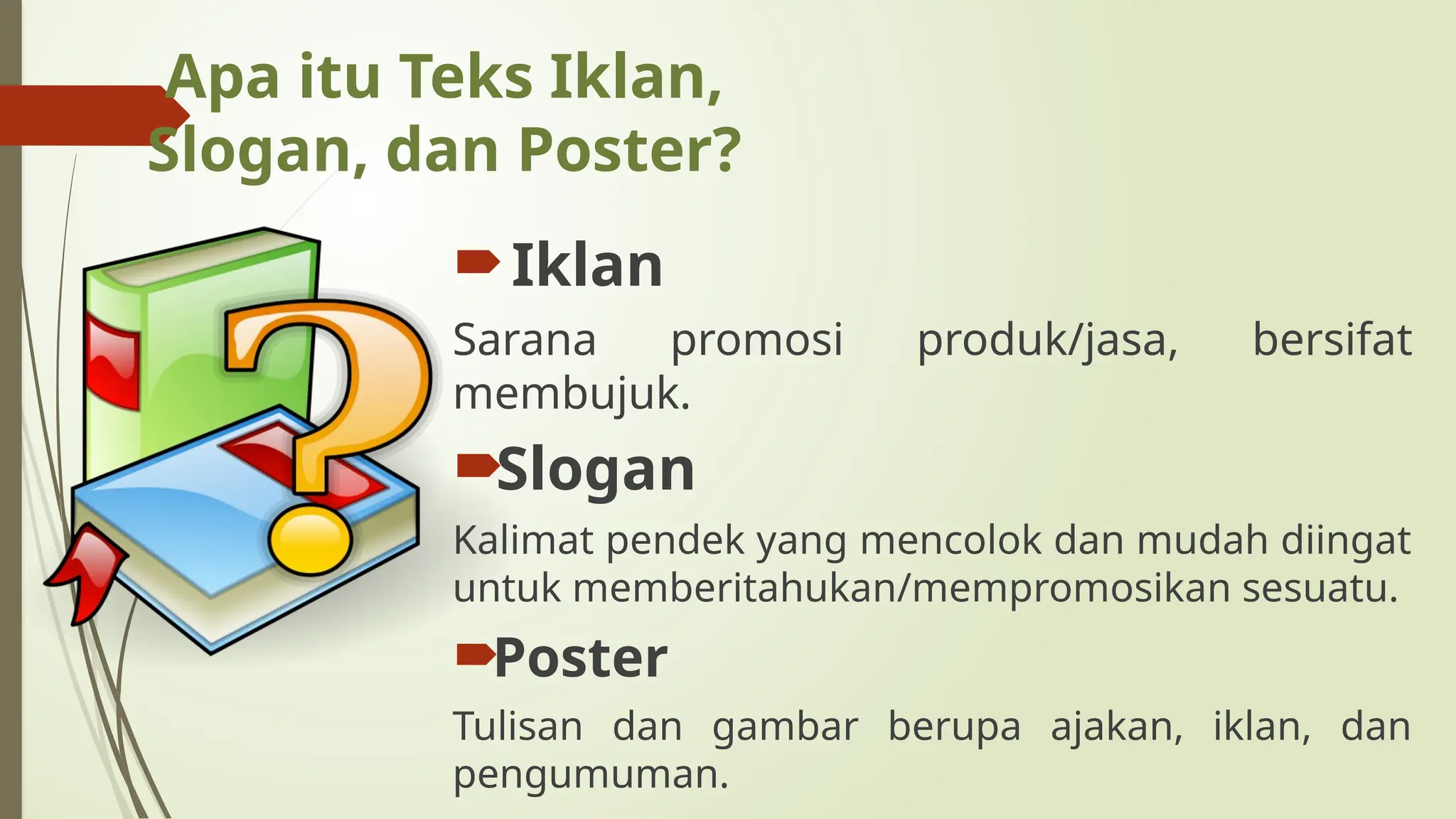 PPT BIN SLOGAN POSTER IKLAN pembelajaran | PPTX
