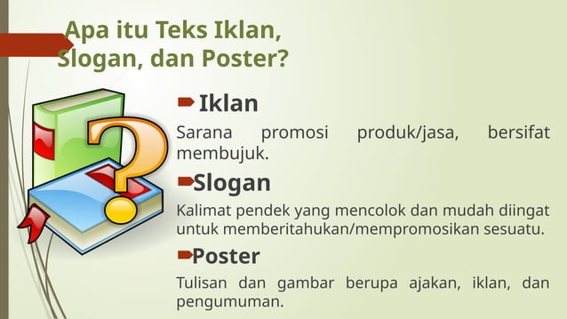 PPT BIN SLOGAN POSTER IKLAN pembelajaran | PPTX
