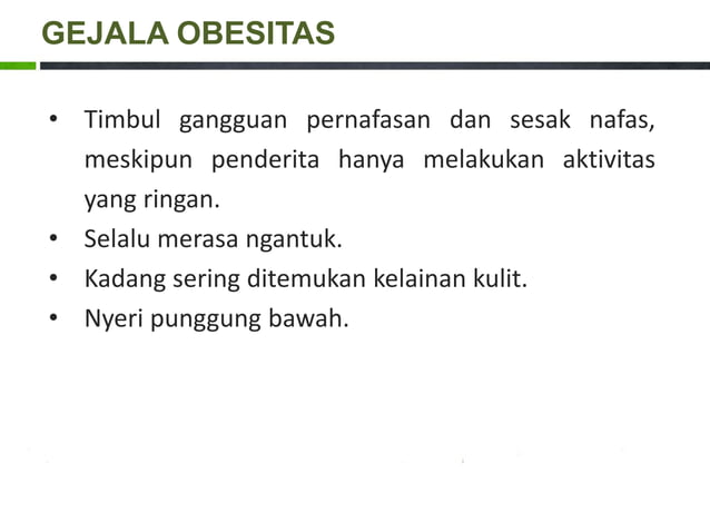 Obesitas | PPTX