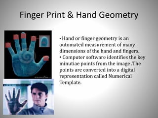 Biometric Technology | PPT