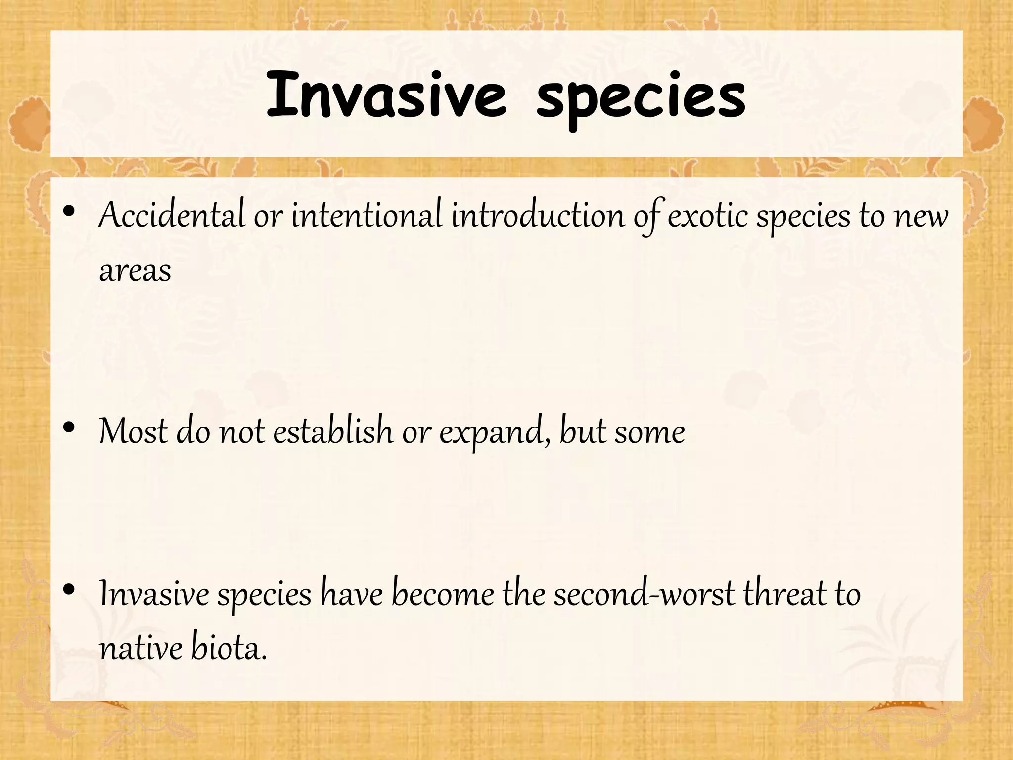 Ppt bio12 un_t1w3_biodiv_cons | PPTX | Science