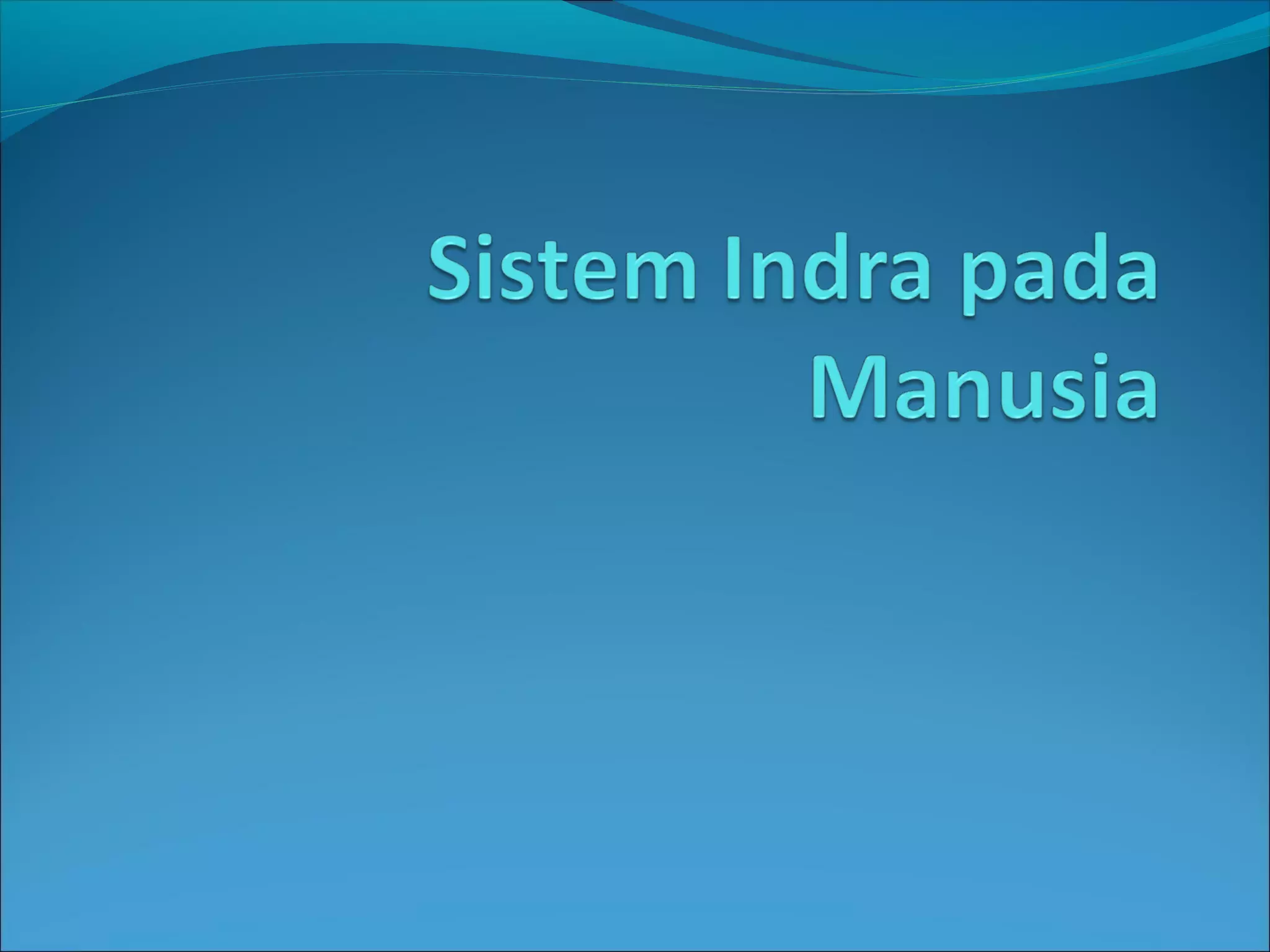 PPT BIOLOGI SISTEM SARAF & INDRA | PPT
