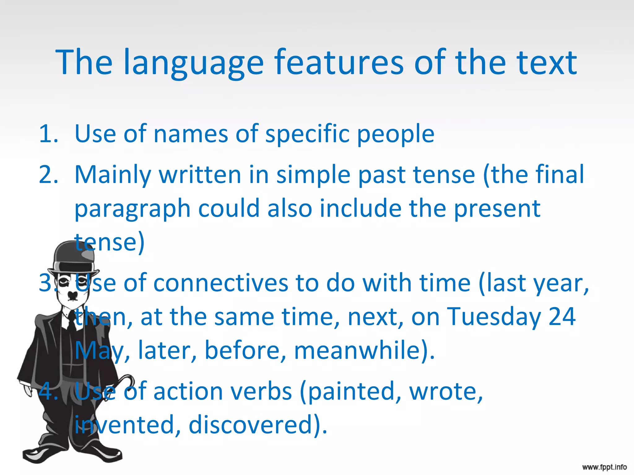 Writing a Biography | PPT