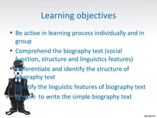 Writing a Biography | PPT