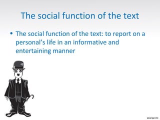 Writing a Biography | PPT