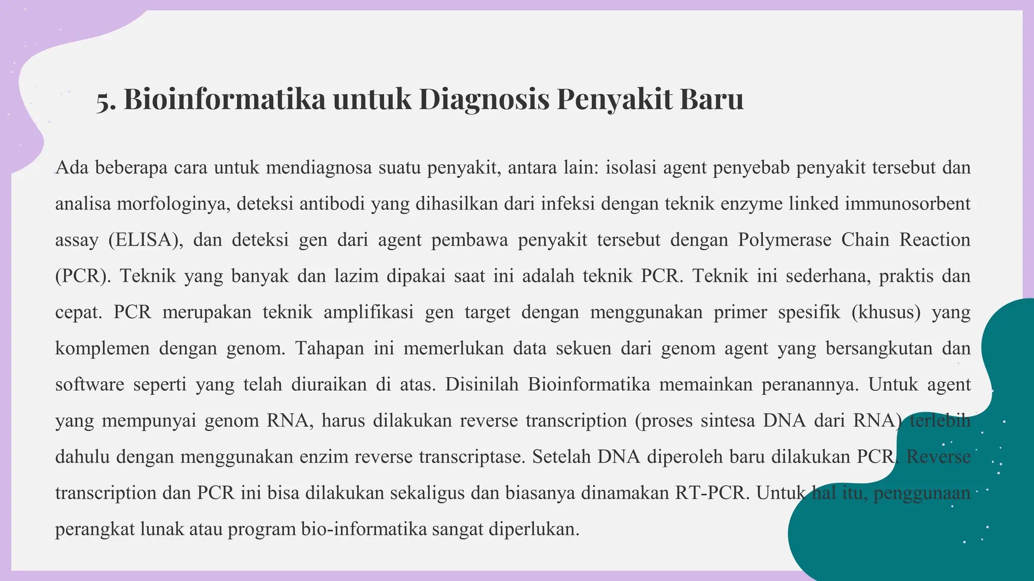 bioinformatika (bioteknologi) pendidikan bio | PPTX