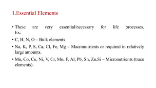 Ppt bioinorganic chemistry by dr.seema pattanshetti | PPT
