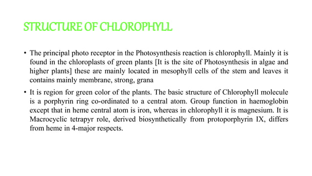 Ppt bioinorganic chemistry by dr.seema pattanshetti | PPT | Chemistry ...