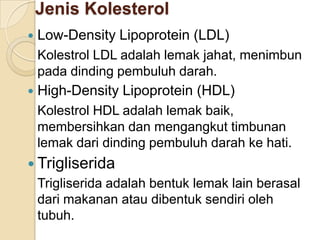 kadar kolesterol dalam darah pada penderita obesitas | PPTX