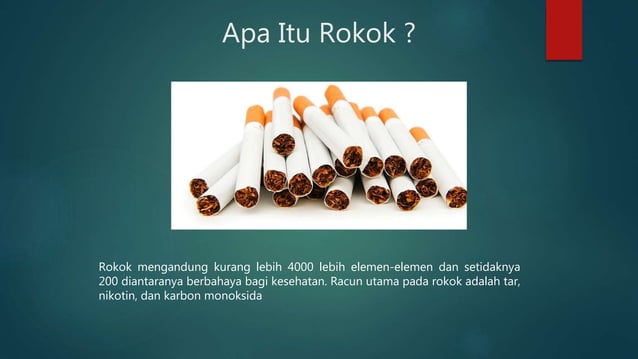 Pengaruh Nikotin dalam Rokok terhadap Gula Darah | PPTX
