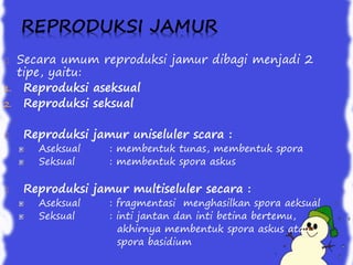 Ppt biologi jamur reproduksi | PPTX