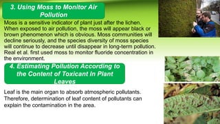 BIOLOGICAL MONITORING OF AIR POLLUTANTS AND ITS INFLUENCE ON HUMAN ...