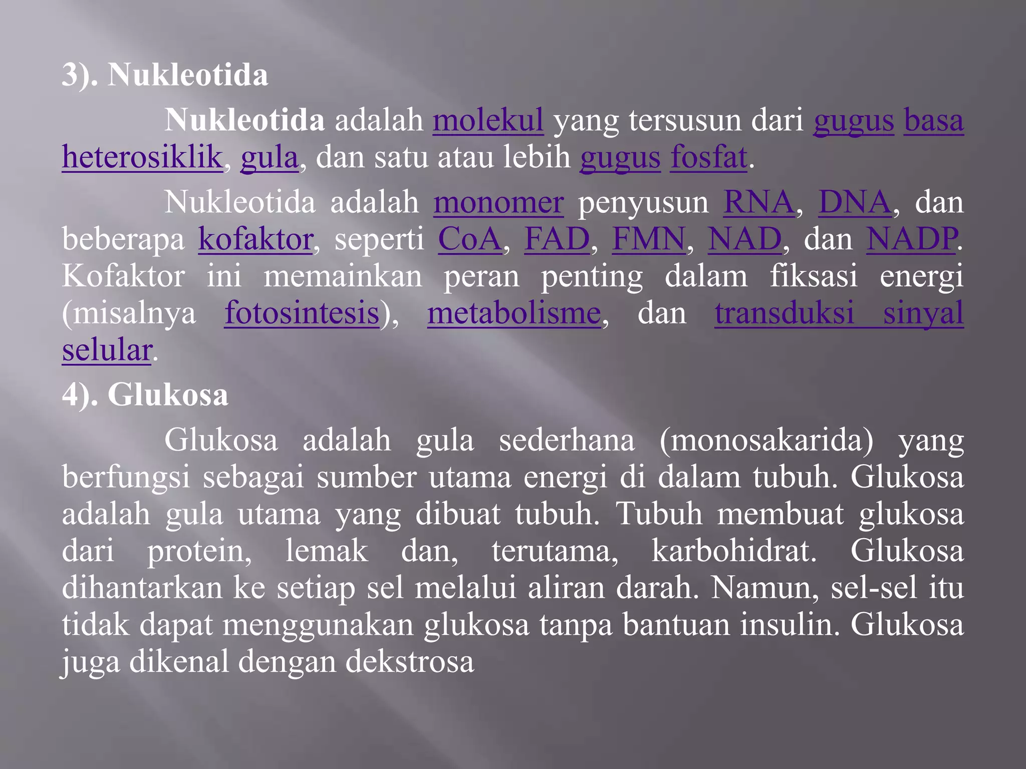 Komponen Penyusun Sel [Biologi] | PPTX