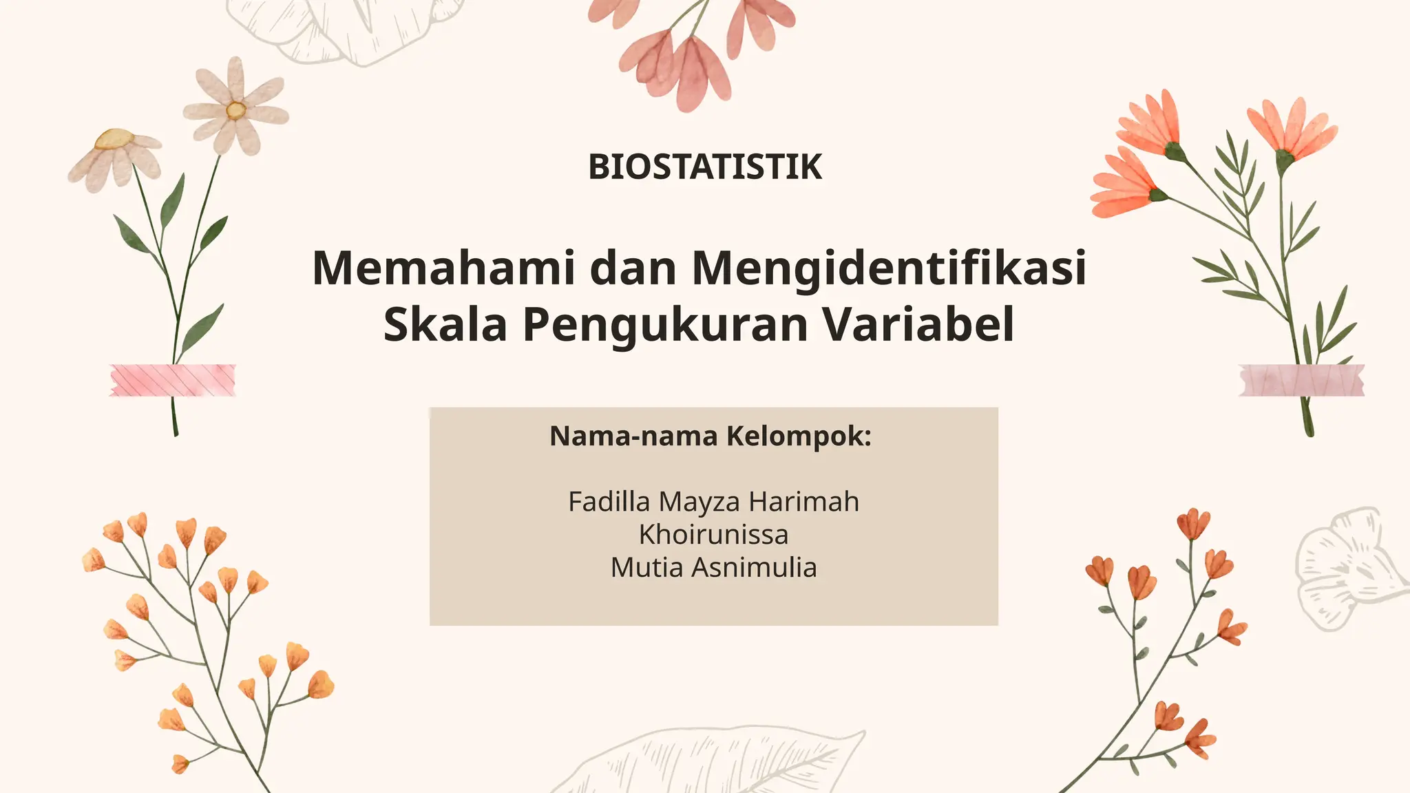 Materi Biostatistik Memahami dan Mengidentifikasi Skala Pengukuran ...
