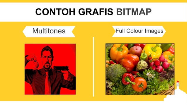 perbedaan antara grafis vektor dengan bitmap | PPT