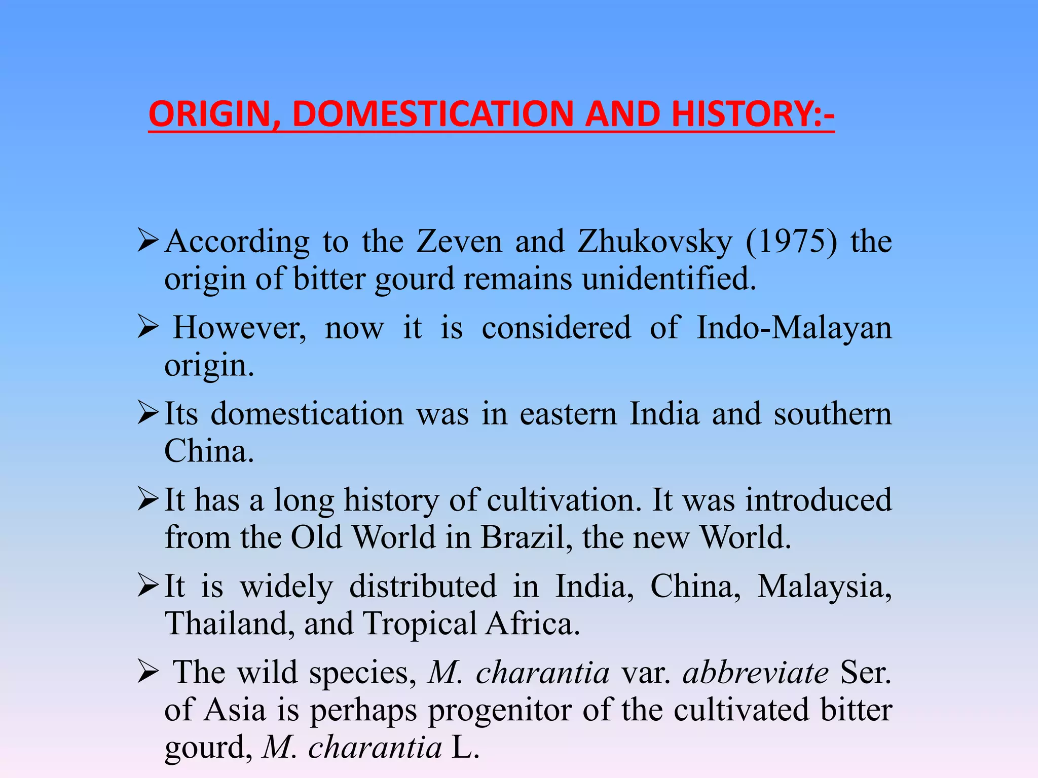 Breeding of Bottlegourd & Bittergourd | PPTX