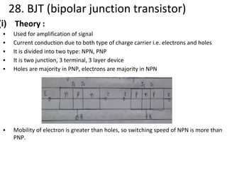 Bi polar junction transistor basic electronic devices | PDF